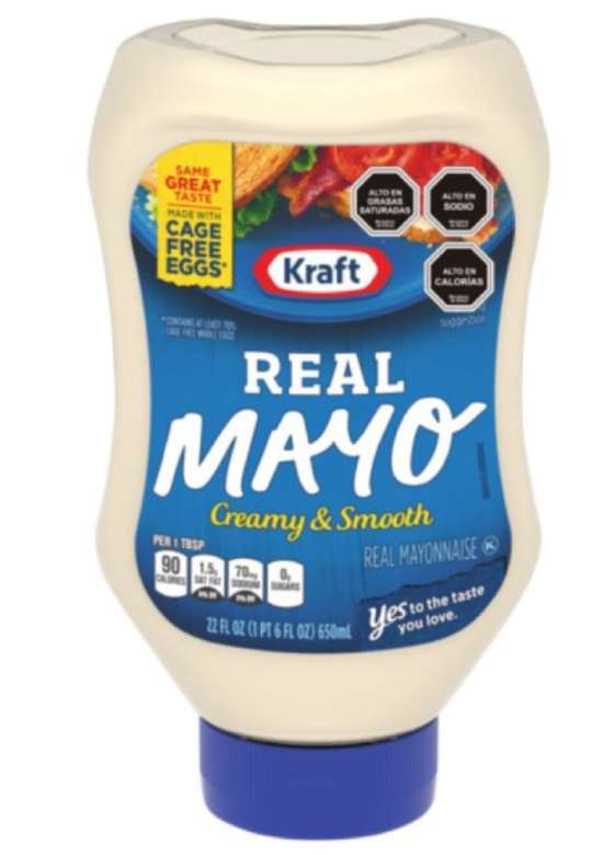Booz.cl: Mayonesa Kraft Real Mayo Squeeze 580 grs.