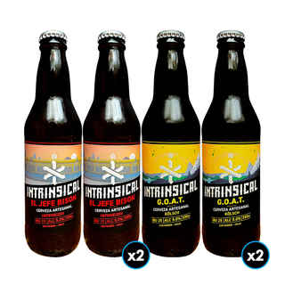 PACK INTRINSICAL N°4: 2x Cerveza Intrinsical G.O.A.T Botella 330cc + 2x