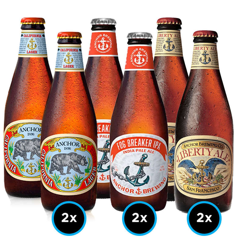 Booz.cl: BEER PACK ANCHOR Nº1: 6x Cervezas Anchor