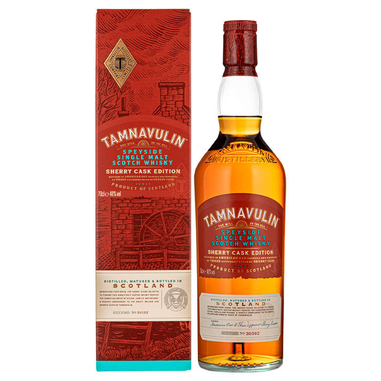 Booz Cl Whisky Tamnavulin Single Malt Sherry Cask 700cc 40º Alc