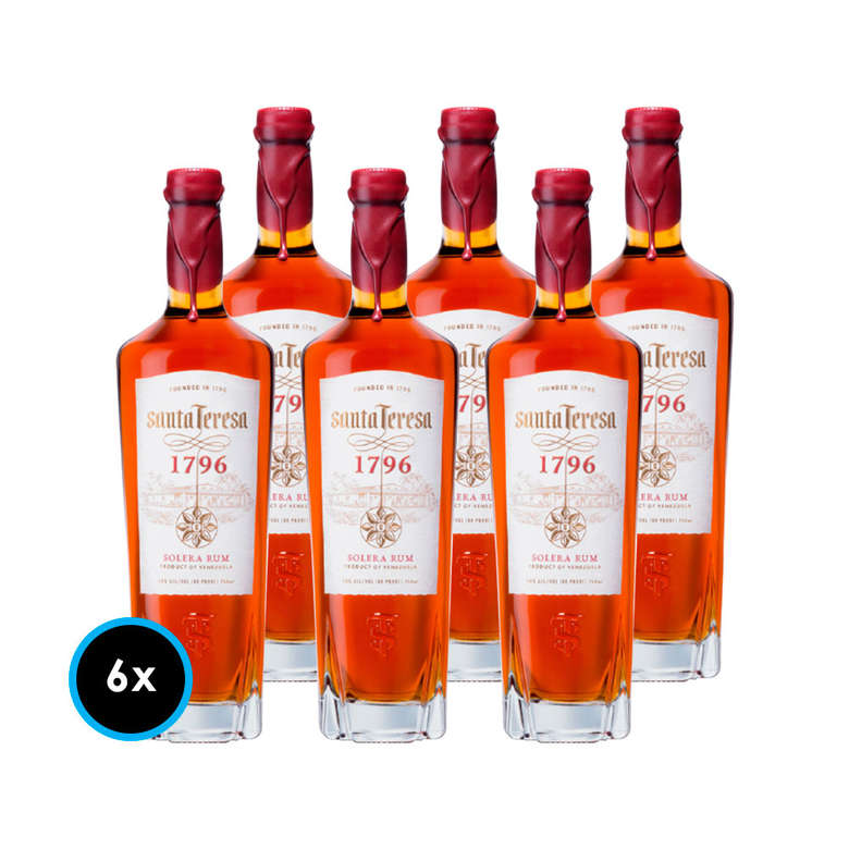 Booz.cl: CAJA RON SOLERA SANTA TERESA: 6x Ron Solera Santa Teresa 1796 ...