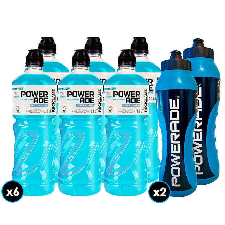 Booz.cl: PACK POWER N°1: 6x Bebida Isotónica Powerade Frozen Blast Zero ...