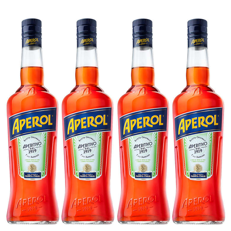 Booz.cl: 4x Licor Aperitivo Aperol 750cc