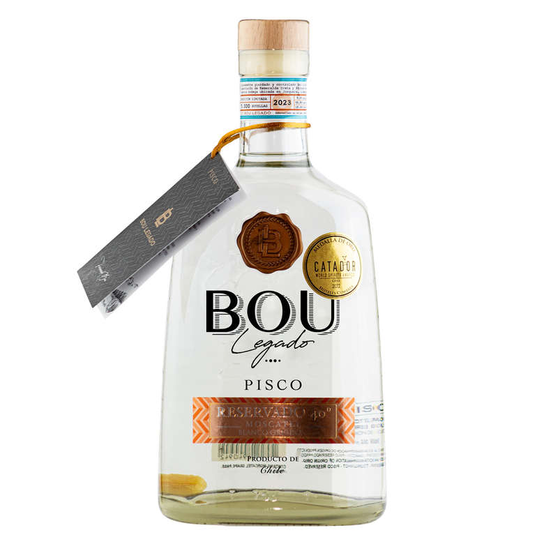 Pisco 1929 Bou Legado Blanco 750cc 40°alc.