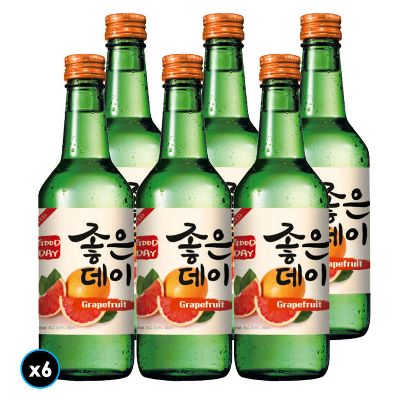 Booz.cl: 6x Soju Good Day Pomelo 360cc 13,5°alc.