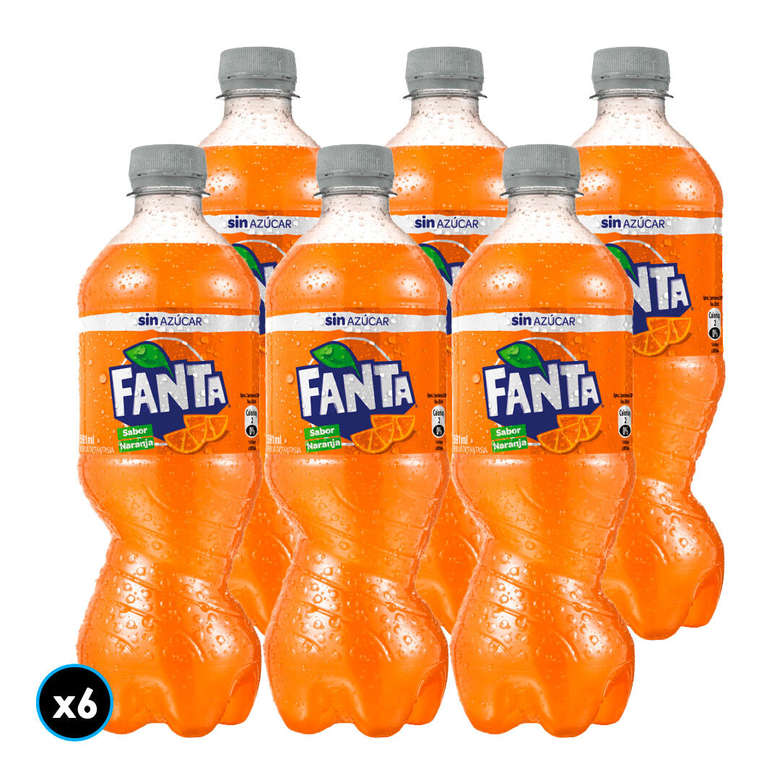 Booz.cl: 6x Bebida Fanta Zero Azúcar Botella 591cc