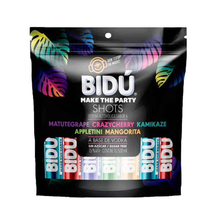 Booz.cl: Vodka Shot Bidú 30cc (20 Unidades)