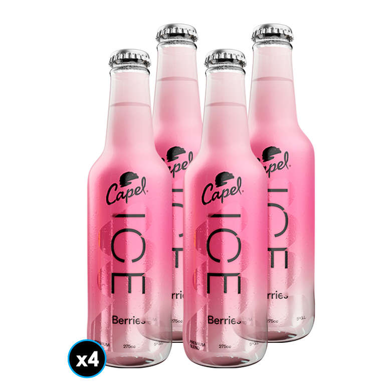 Booz.cl: 4x Cóctel Capel Ice Berries Botella 275cc