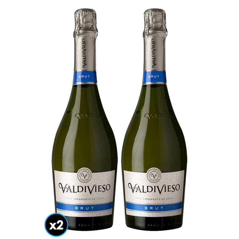 Booz.cl: DÚO VALDIVIESO N°1: 2x Espumante Valdivieso Brut 750cc