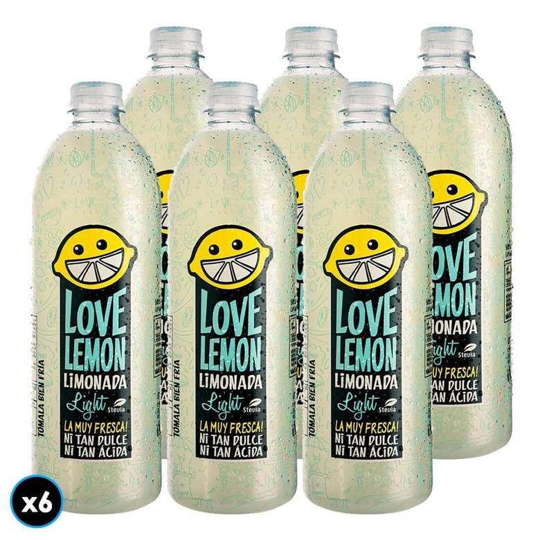 Booz.cl: CAJA LIMONADA LOVE LEMON: 6x Jugo Limonada Love Lemon Light 2 Lt.