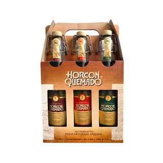 KIT HORCÓN QUEMADO: Set de Catas Pisco Horcón Quemado 375cc