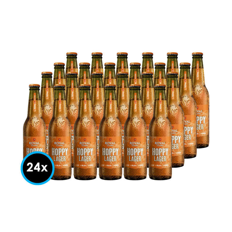 Booz.cl: 24x Cervezas Royal Guard Hoppy Lager en Botella 355cc
