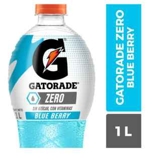 Bebida Isotónica Gatorade Blue Berry Zero 1 Litro