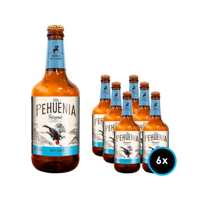 Booz.cl: 6x Sidra Villa Pehuenia Dry Cider 500cc 5,5º alc.