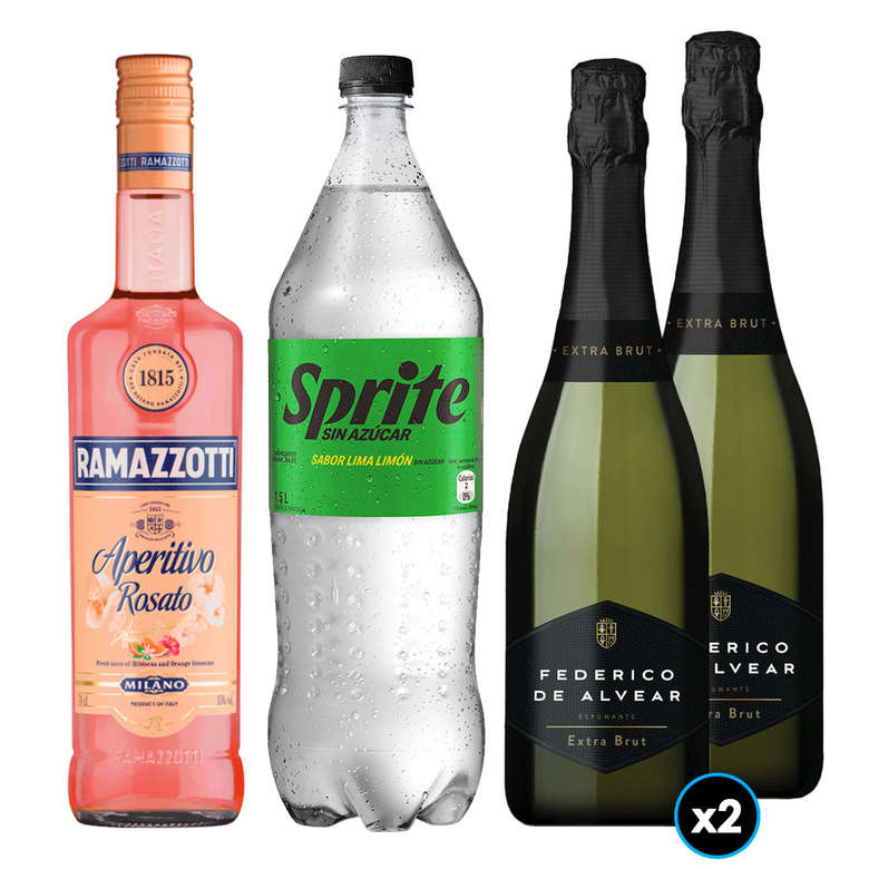 Booz.cl: PACK SPRITZ PERFECTO N°6: 1x Licor Aperitivo Ramazzotti Rosato ...