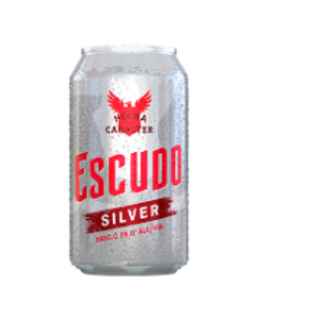 Cerveza Escudo Silver Lata 350cc