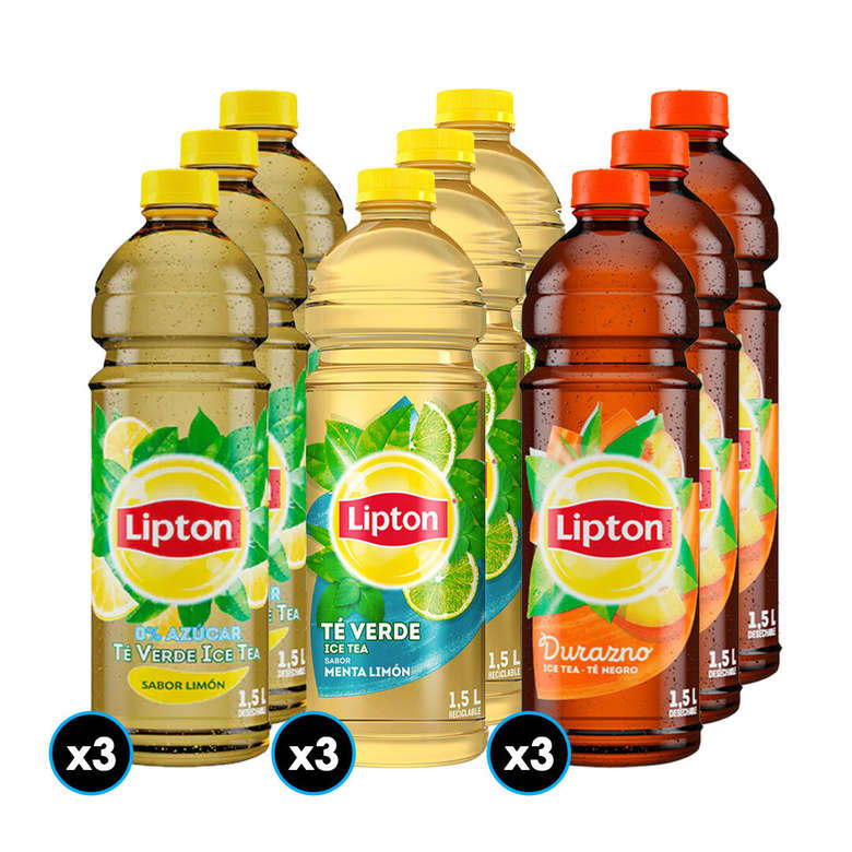Booz.cl: PACK LIPTON N°1: 3x Té Helado Lipton Green Tea 1,5 Litros + 3x ...