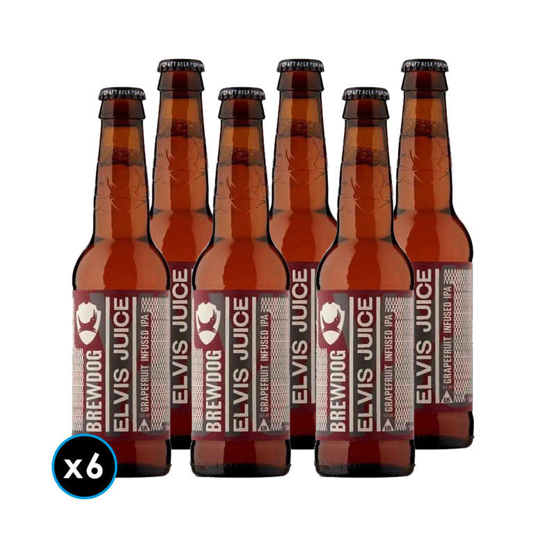 Booz.cl: 6x Cervezas Brewdog Elvis Juice Botella 330cc