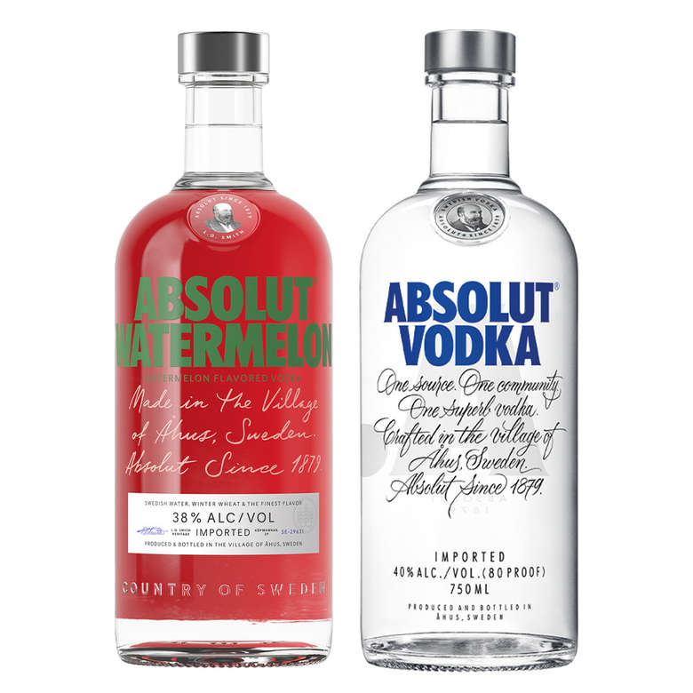 Booz.cl: PACK ABSOLUT N°3: 1x Vodka Absolut Watermelon 750cc + 1x Vodka ...