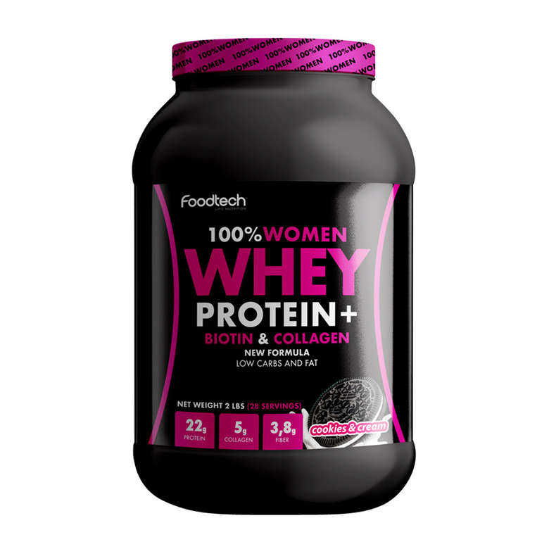 Booz.cl: Whey Protein Foodtech 100% Women Cookies and Cream 2 Lbs.