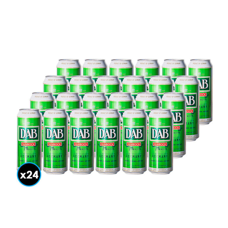 Booz.cl: 24x Cervezas DAB Maibock en Lata 500cc 5º alc.