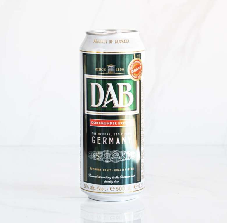 Booz.cl: Cerveza DAB Export en Lata 500cc 5º alc.