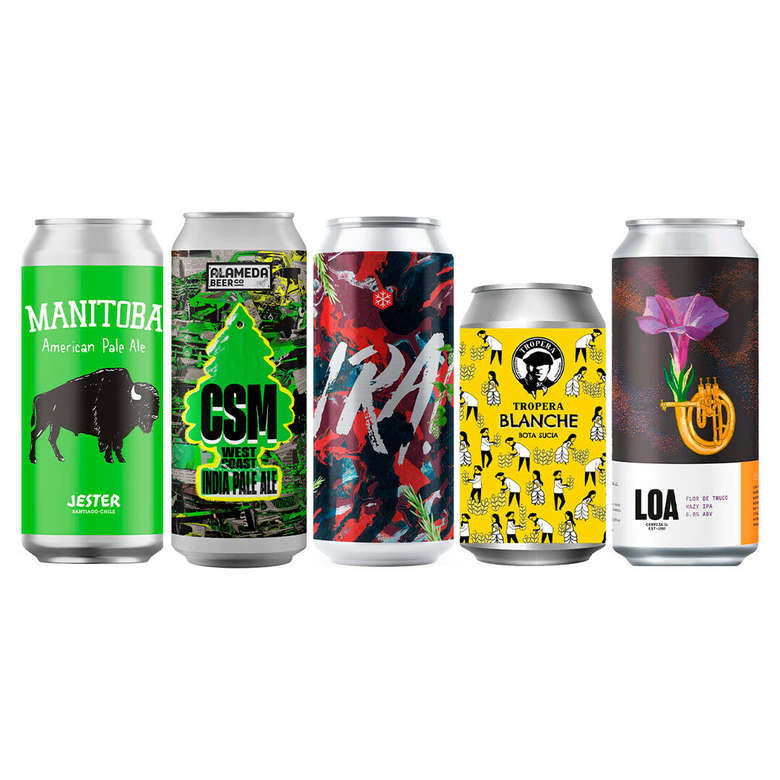 Booz.cl: BEER CHOICE PACK N°10: 5x Cervezas Craft Imperdibles