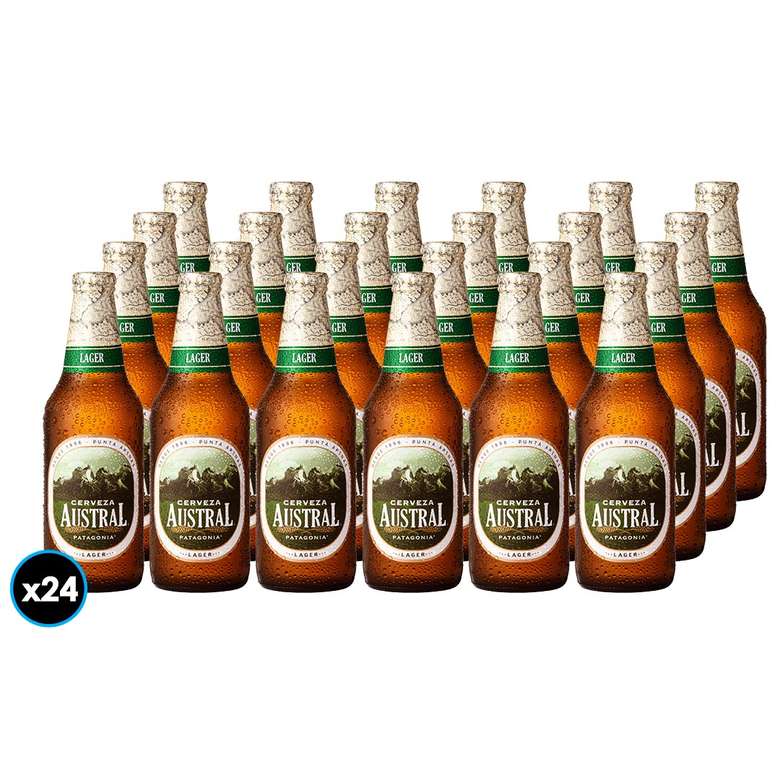 Booz.cl: 24x Cervezas Austral Lager en Botellas 330cc