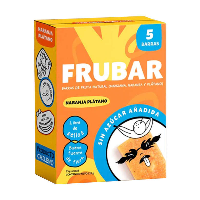 Booz.cl: Barritas Frubar Wild Foods Naranja Plátano 5 Unidades