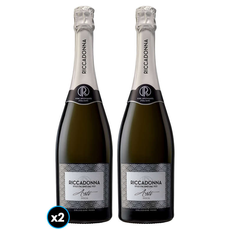 Booz.cl: 2x Espumante Riccadonna Asti 750cc