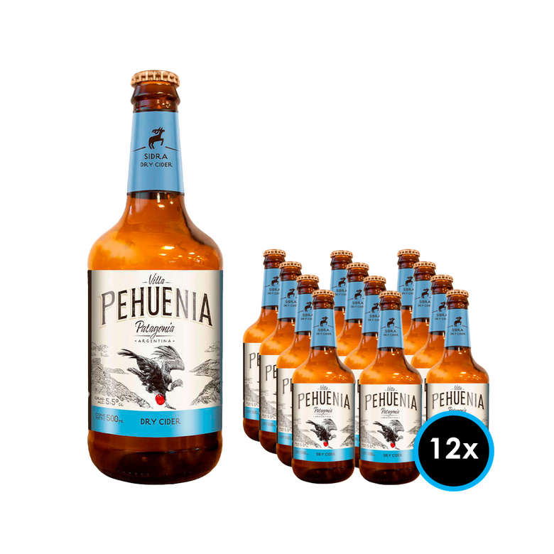 Booz.cl: 12x Sidra Villa Pehuenia Dry Cider 500cc 5,5º alc.