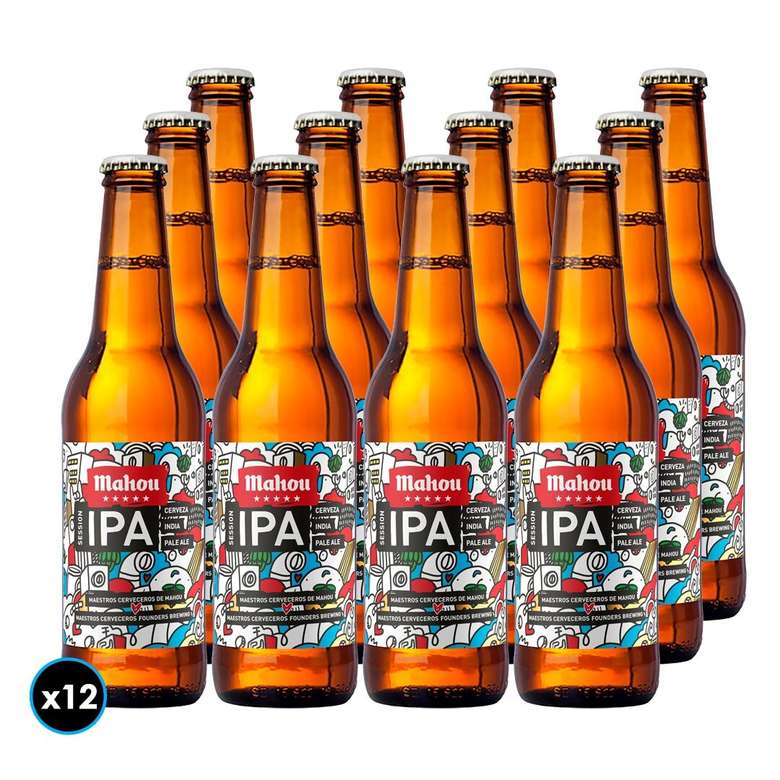 Booz.cl: 12x Cervezas Mahou Session IPA Botella 330cc