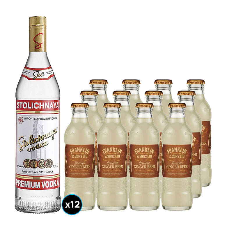 Booz.cl: PACK STOLICHNAYA + FRANKLIN Vodka Stolichnaya 750cc + 12x ...