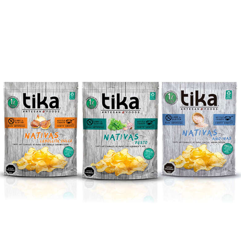 Booz.cl: PACK TIKA CHIPS NATIVAS: 3x Variedades Tika Chips