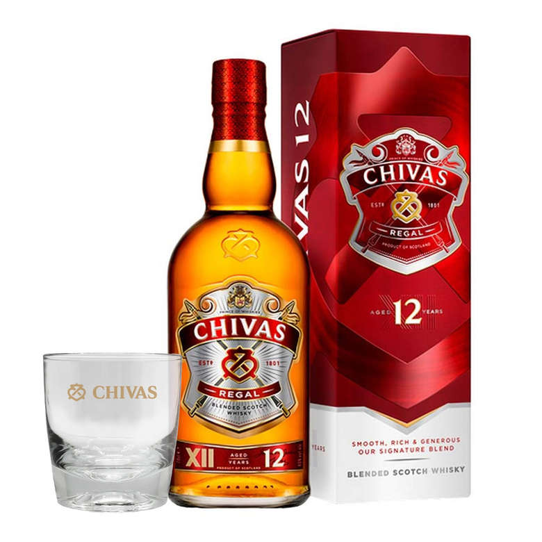 Booz.cl: PACK CHIVAS + VASO N°1: 1x Whisky Chivas Regal 12 Años 750cc 40°alc. + 1...