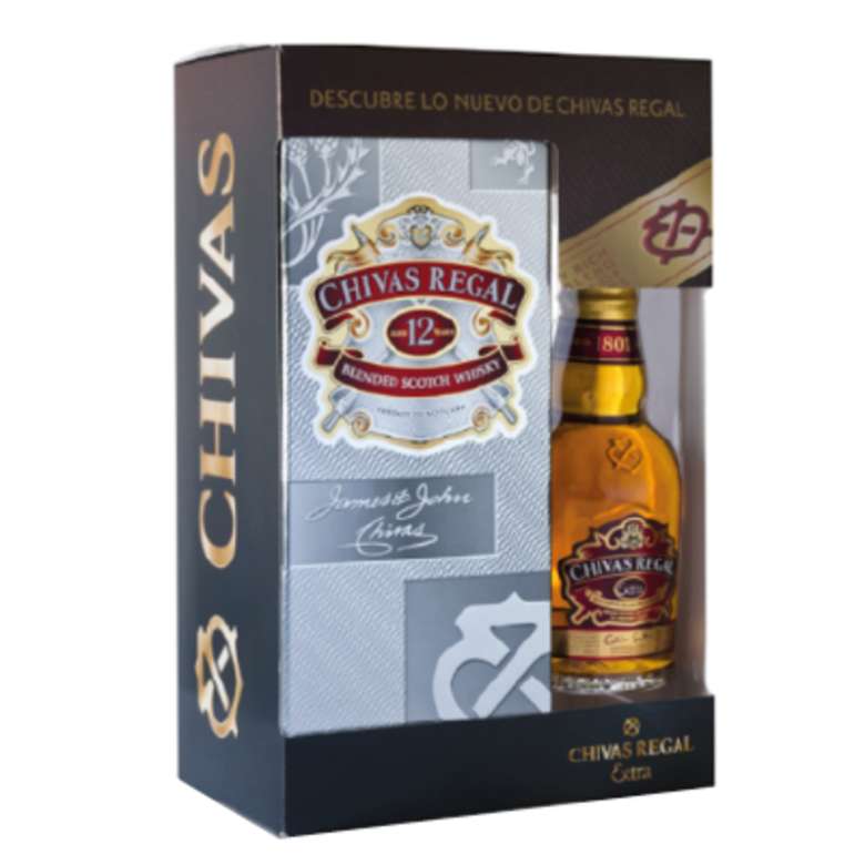 Booz.cl: Whisky Chivas Regal 12 Años 750cc + Chivas Regal Extra Mini 200cc