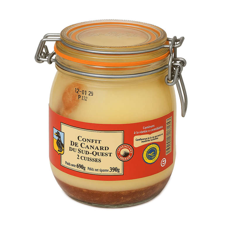 Booz.cl: Confit de Canard (Pato Francés) Godard 2 muslos - Envase Vidrio