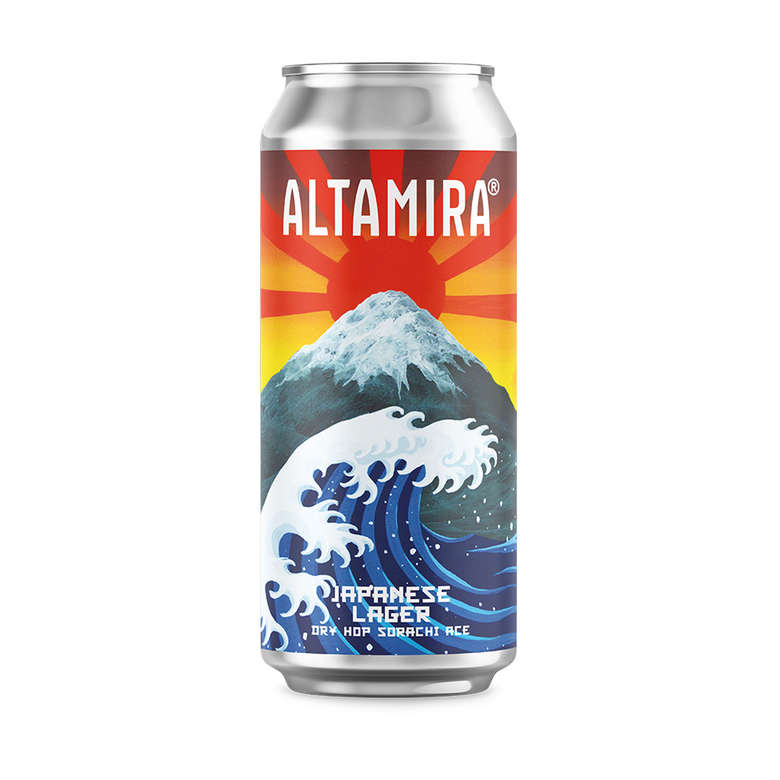 Booz.cl: Cerveza Altamira Japanese Lager Lata 473cc
