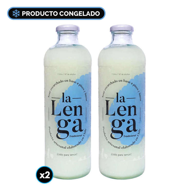 Booz.cl: PACK LA LENGA N°1: 2x Pisco Sour La Lenga Tradicional 1 Litro