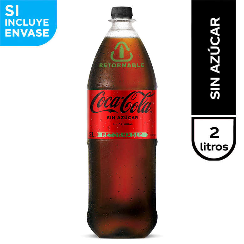 Booz.cl: Bebida Starter Kit Coca-Cola Sin Azúcar Retornable 2 L