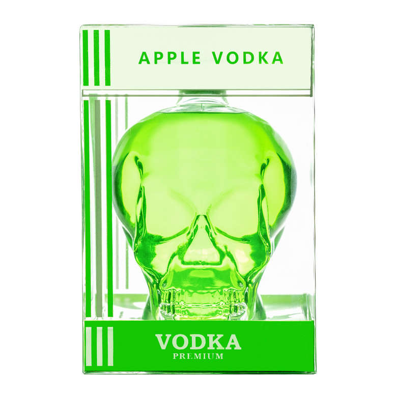 Booz.cl: Vodka Jolly Skull Apple 1 Litro 20°alc.