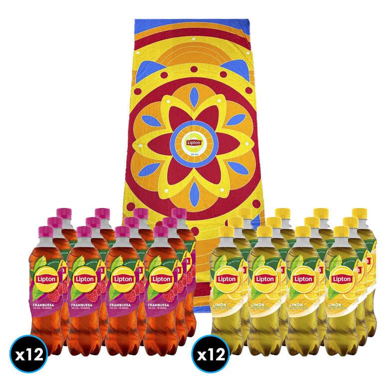 Booz.cl: PACK LIPTON N°4: 12x Té Helado Lipton Negro Frambuesa Zero ...
