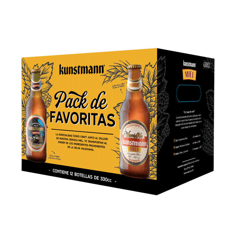 Booz.cl: KIT KUNSTMANN MIX FAVORITAS: 12x Variedades Cerveza Kunstmann ...