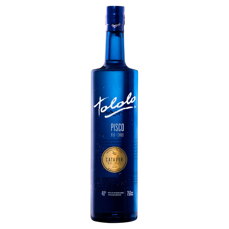 Booz.cl: Pisco Tololo Blue Moscatel 750cc