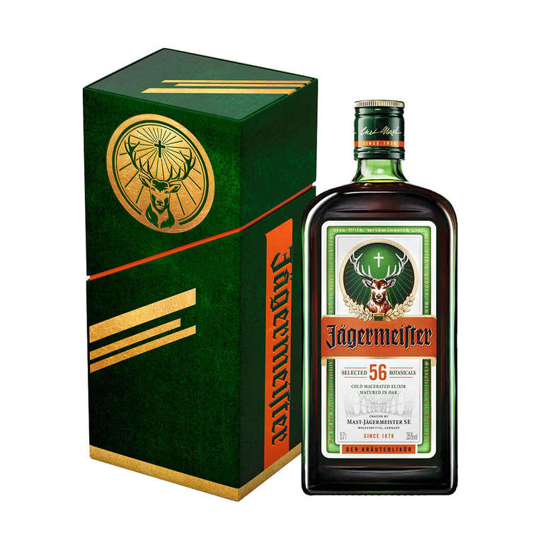 Booz.cl: Licor Jagermeister Tin Box 700cc 35º alc.