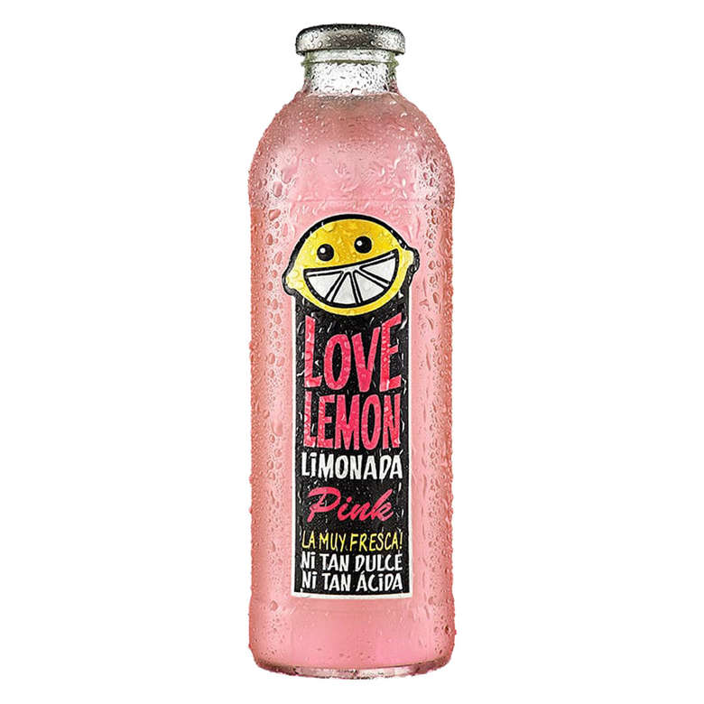 Booz.cl: Jugo Limonada Love Lemon Pink 1 Lt.