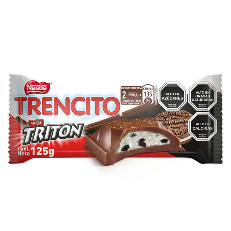 Booz.cl: Chocolate Trencito® Relleno Con Triton 125 grs.