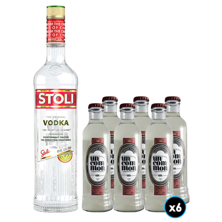 Booz.cl: PACK MOSCOW MULE N°1: 1x Vodka Stolichnaya 750cc + 6x Bebida ...