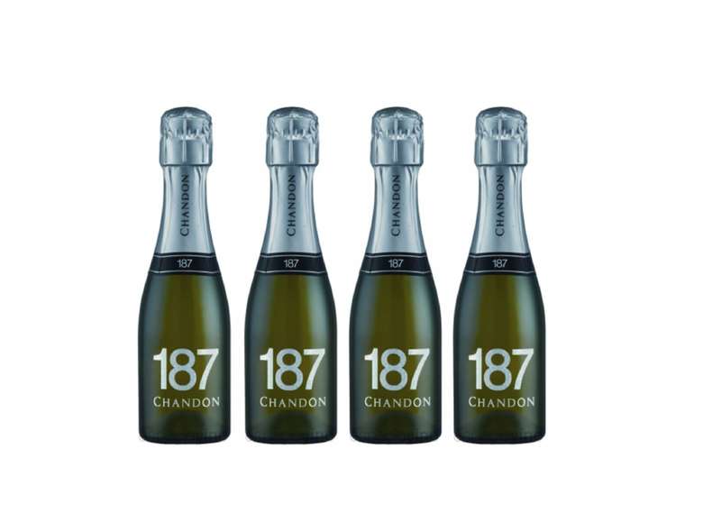 Booz.cl: 4x Espumante Chandon Brut 187cc