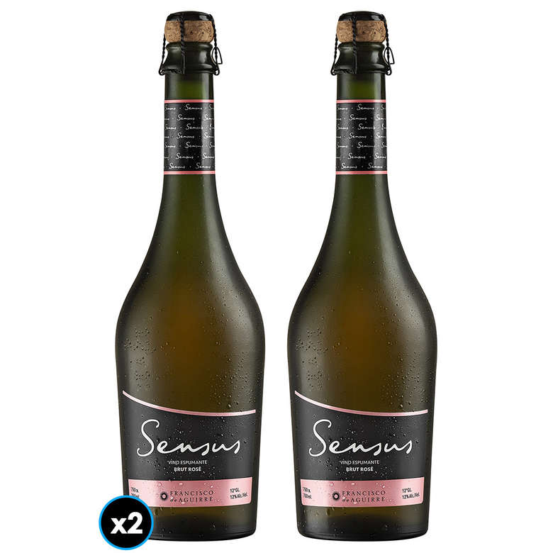 Booz.cl: 2x Espumante Sensus Brut Rosé 750cc